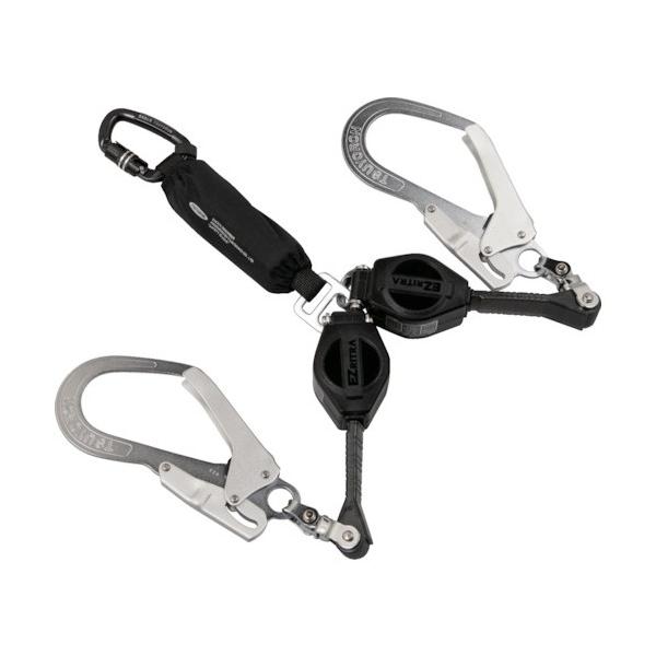 【商品説明】 ●ランヤード長さ1650mm！ランヤード長さが兼用型最長クラスとなっており、最大の作業範囲を確保することが可能です。 ●ショックアブソーバーを小型軽量化！安全性を追及した設計の上、従来のショックアブソーバをより小型・軽量化しま...