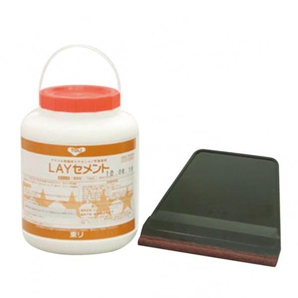 東リ「LAYフローリング」の施工に最適なピールアップ形粘着剤です。 専用はけ、専用JIS・施工要領付き。 非引火性  【種類】アクリル樹脂系 エマルション形 【外観】乳白色 ペースト状  【容量】 3kg 【入数】 1缶 LAYC3