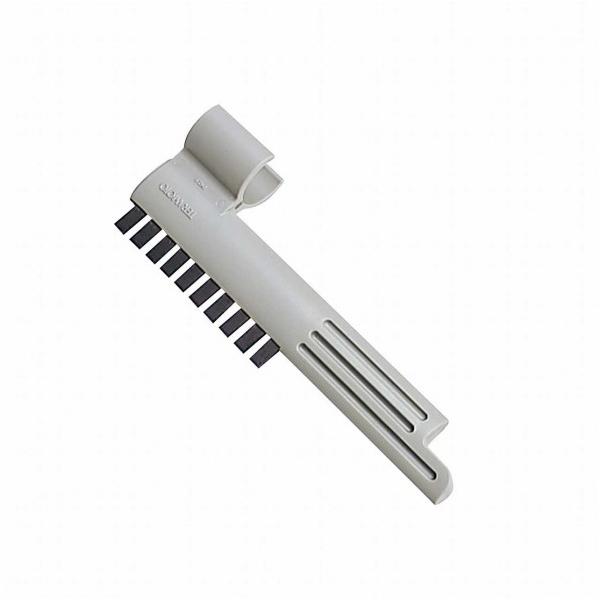 ■特徴 ダスターに付いたゴミやホコリをかき取ります。  ■用途 ダスターのゴミ取り。  ■仕様 W56×D27×H169mm  ■材質 本体：ABS樹脂●ブラシ：EPDM  ●W56×D27×H169mm   【重量】 32 g 【材質】●...