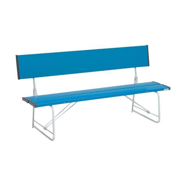 ■特徴 縦幅２３cmのワイドな背板です。 折りたたみ式です。  ■用途 公園、グランド、テーマパーク、イベント会場  ■仕様 約W1505×D516×H740(SH370)mm  ■材質 座面：硬質塩化ビニール、脚：スチールパイプに粉体塗装...