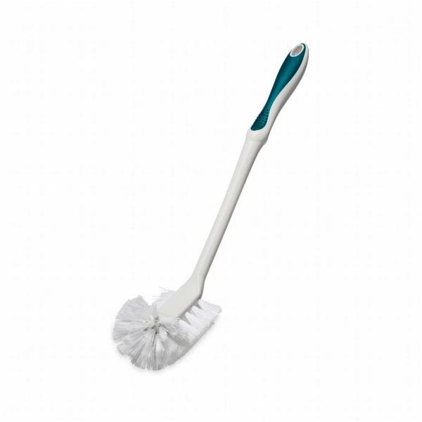 ■特徴 滑り止めがついた、握りやすいグリップです。  ■用途 トイレ清掃用。  ■仕様 Ａタイプ  ■材質 柄：ポリプロピレン 毛：ポリプロピレン   【入数】 1点 【原産国】 日本 CE4886500