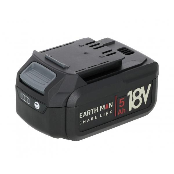 SHARE LINKシリーズ本体の電源に電池残量表示機能付き(仕様) ●電池種類:リチウムイオン電池 ●電圧:DC18V ●容量:5.0Ah/90.0Wh ●本体サイズ:約長さ120×幅75×高さ65(mm) ●質量:約0.65kg ●充電...