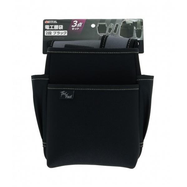 ●工具などの収納に ●便利な3点セット(仕様) ●電工腰袋・ツールケース/ベルト通し幅:60mmまで対応 ●ワンタッチベルト/ベルト調整範囲:120mmまで ●ベルト幅:48mm ●材質/本体:ポリエステル バックル:ポリアセタール(付属品...