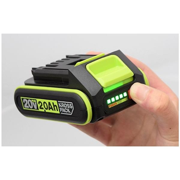 (特長) ●充電工具の動力源に ●5段階でバッテリー残量を表示(仕様) ●電圧:DC18V(最大20V) ●容量:2.0Ah ●電池種類:リチウムイオン ●2.0Ah バッテリ  【入数】 1個 WA3023