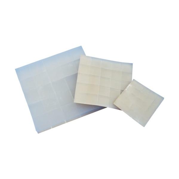 ■特徴 片面粘着材付で、使用箇所に合わせてサイズが選べます。 インシュレーターやゲルブッシュを挟むすき間のない箇所の防振・緩衝に効果的です。 片面パウダー付です。  ■用途 小型駆動機の防振。 小型携帯電子機器の防振・緩衝。 ●幅(mm):...