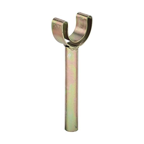 ■特徴 単管を利用して直線上にある鉄筋を養生するために作られた商品です。  ■用途 鉄筋養生用単管取付用金具。  ■仕様 D16〜D19鉄筋用  ■材質 スチール（メッキ仕上げ）   【入数】 1点 5006