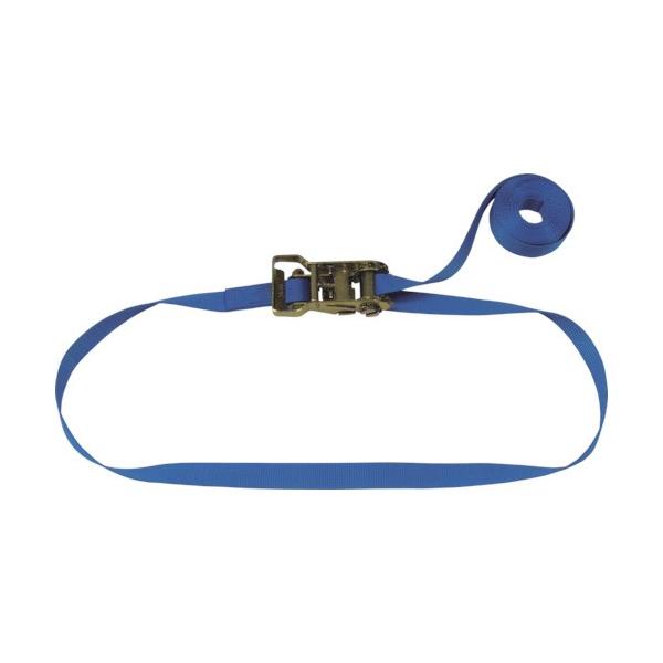 ■特徴 高強力ポリエステル糸を使用していますので耐候性・耐久性に優れています。 破断強度がひとめで分かるブラックライン入りです。  ■用途 輸送時の荷崩れ防止。  ■仕様 エンドレスタイプ カムバックル式 破断強度(kN)：20  ■材質 ...