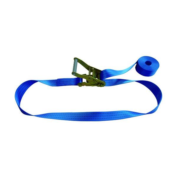 ■特徴 高強力ポリエステル糸を使用していますので耐候性・耐久性に優れています。 破断強度がひとめで分かるブラックライン入りです。  ■用途 輸送時の荷崩れ防止。  ■仕様 エンドレスタイプ カムバックル式 破断強度(kN)：60  ■材質 ...