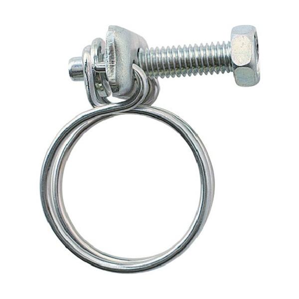 ワイヤータイプのドライバー締めホースバンドです。 用途 ホース固定用 最大径(mm):20 最小径(mm):16 厚さ(mm):2 ねじサイズL:M6×30 ドライバ、ネジ回し  【サイズ】 16?20mm QG431