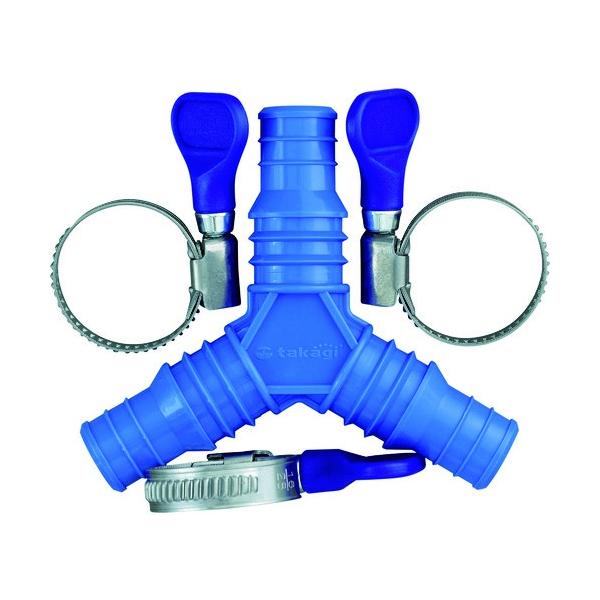 ホースの延長及び補修用品です。 3つのホースを接続できます。 適合ホース内径×外径(mm):15〜18×28 セット内容・付属品 ホース継手×1個 ホースバンド×3個 ●適合ホース(mm)内径×外径:15〜18×28  ●ホースバンド3個付...