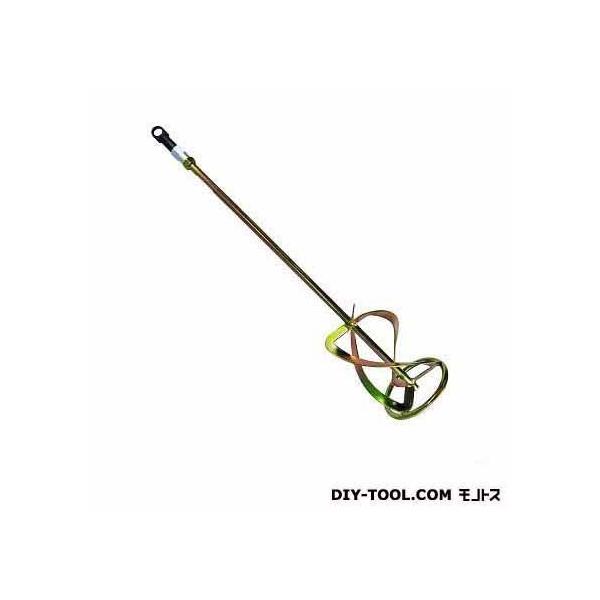 流線形状の羽根で攪拌能力アップ、低粘度材料に最適です。 スチール製です。 用途 レベリング、無収縮材、モルタルの混錬に。 φ140mm 羽根軸一体型 サイズ(mm):φ140×640   【入数】 1 TR140G