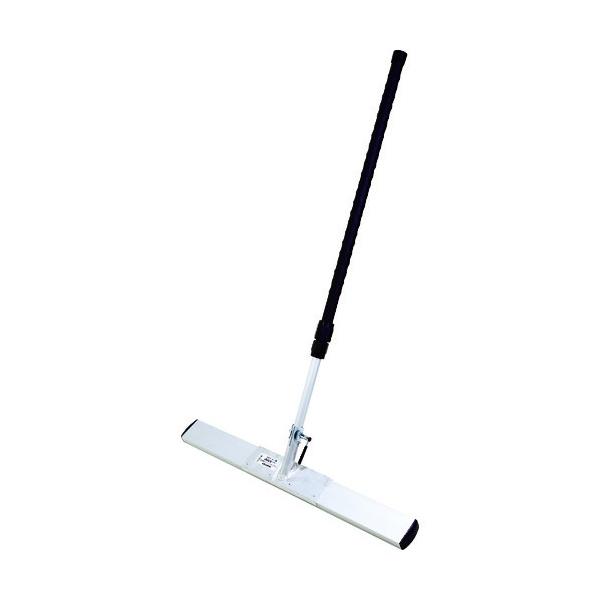 軽量且つ頑強なアルミ合金製です。 伸縮柄はワンタッチで脱着可能です。 伸縮柄は1100〜1800mmまで伸縮可能です。 発売以来20有余年に渡る業界の定番且つ必需品です。 用途 コンクリート打設後のアマ出し並びにならし作業。 幅(mm):1...