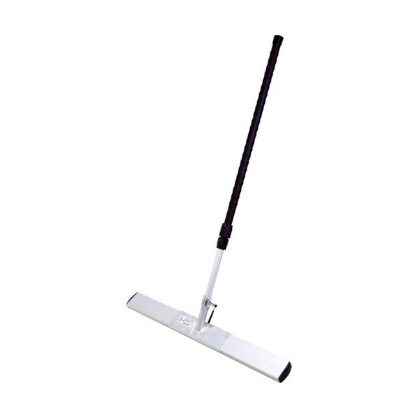 軽量且つ頑強なアルミ合金製です。 伸縮柄はワンタッチで脱着可能です。 伸縮柄は1100〜1800mmまで伸縮可能です。 発売以来20有余年に渡る業界の定番且つ必需品です。 用途 コンクリート打設後のアマ出し並びにならし作業。 幅(mm):1...