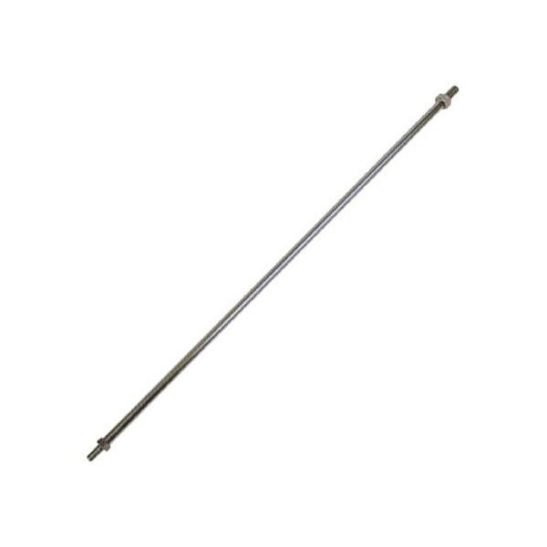 かくはん羽根用のハンドミキサー軸。(10mmナット固定式羽根用)M-12(ミキサー側)/M10(羽根側)MM12