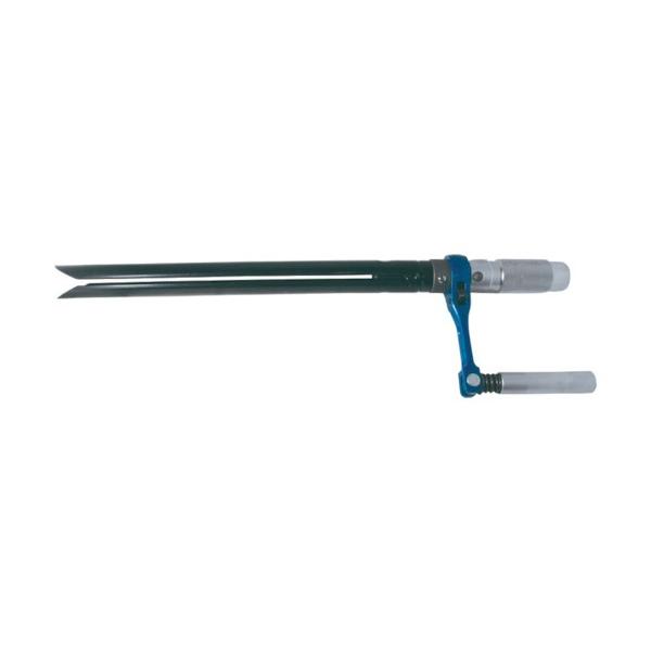 ラチェット機構を採用しています。 先端部高周波焼き入れで耐久性を高めました。 フォーク部は高周波焼き入れを施し耐久性抜群です。 差込を補助するためのハンマーで叩けるグリップ付です。 用途 施工段階で埋め込んだボイド管の取り外しに。 コンクリ...