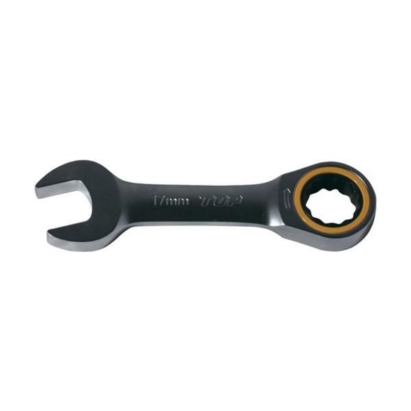 締める、緩める方向が色で識別可能です。 ギヤ数72枚、5°の細かい送り角度でラチェット駆動します。 用途 本締めでき狭いところに最適。 ボルトナットの締め付けに使用。 ギア数72で5°の細かい送り角度でラチェットが駆動する。 (ショートタイ...