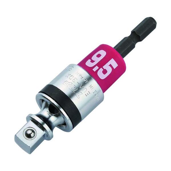 軸折れに強くねじれ応力を緩和します。 曲げ角度は30°でスムーズに動きます。 耐久性2倍(当社比)です。 用途 パワーが強い電動工具機種(14.4V・18V)に。 スミ、壁際のボルト・ナットの着脱に。 18Vインパクト対応 差込角(mm):...