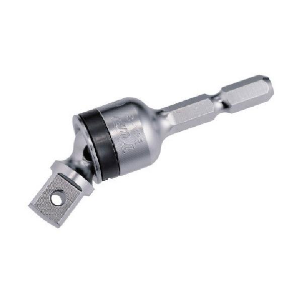 曲げ角度は30°、コーナー狭所でも楽々作業できます。 インパクト用ソケットを安全に接続するため、付属ピンを連結する穴付です。 電動ドリルでインパクト用ソケットを使用できます。 用途 電動ドリルを使用しての、スミ・壁際のボルトナットの着脱に。...