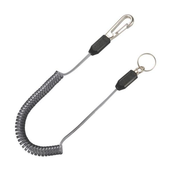 復元力が高い四角コイルタイプです。 コイル巻き部に隙間が無いので擦れることなく2本掛けでもからみにくいです。 丸コイルに比べて安全強度は1.6倍です。 用途 工具類の落下防止用。 最大使用荷重(kg):0.5 安全強度:約20kgf 自然長...