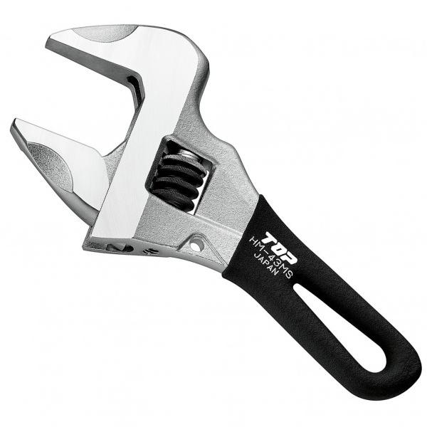 ワイドな口開きです。 ワンランク上のサイズまで開きます。 ガタ無しウォームを搭載しています。 バックラッシュレスをカット、ボルト・ナットを傷つけません。 セーフティコード用穴付です。 握りやすいグリップ付です。 ショートタイプで狭所作業効率...