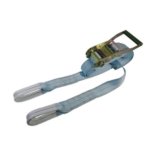 商品画像はイメージ画像です。実際とは異なる場合がございます。 【商品説明】  ●荷締め用  【商品スペック】  ●端末仕様:アイ ●ベルト長さ(m) 固定側:1.0 ●ベルト長さ(m) 調節側:7.0 ●破断荷重(kN):50 ●使用荷重(...