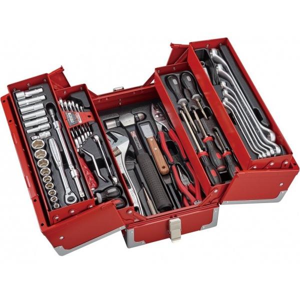 自動車整備向けに欠かせない工具を厳選した工具セットです。 自動車整備用&amp;各種産業機械用 差込角9.5mm(3/8inch) 入組数 61 入組品番 ソケット（6角） 3S-08 3S-10 3S-12 3S-13 3S-14 3S-...