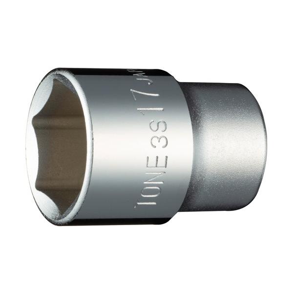 商品画像はイメージ画像です。実際とは異なる場合がございます。 スタンダードタイプの対辺6角形状です。 差し込み後、トルクをかけてもナメにくくなっています。 差込角(mm):9.5 対辺寸法(mm):17 全長(mm):30 対辺形状:6角 ...