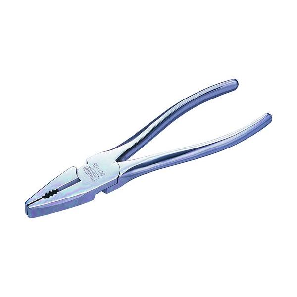 耐食性、耐薬品性、衛生面に優れたステンレス製のペンチです。 銅線や針金を切る・曲げる・挟む・引っ張る・ねじる作業などに使用します。 防錆性に優れています。 全長(mm):170 切断能力(mm)銅線:φ2 切断能力(mm)軟鉄線:φ1.2 ...