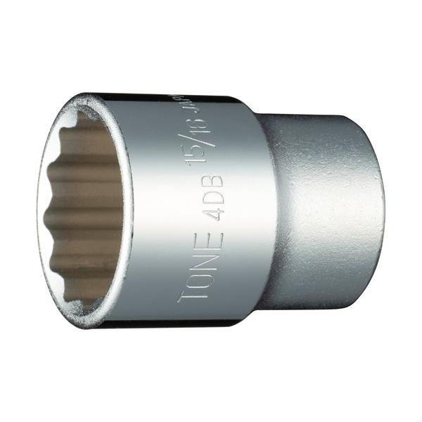 商品画像はイメージ画像です。実際とは異なる場合がございます。 スタンダードタイプの対辺12角形状です。 差し込み後、トルクをかけてもナメにくくなっています。 インチサイズ 差込角(mm):12.7 対辺寸法(インチ):15/16 全長(mm...