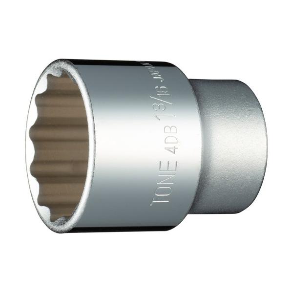 商品画像はイメージ画像です。実際とは異なる場合がございます。 スタンダードタイプの対辺12角形状です。 差し込み後、トルクをかけてもナメにくくなっています。 インチサイズ 差込角(mm):12.7 対辺寸法(インチ):1-3/16 全長(m...