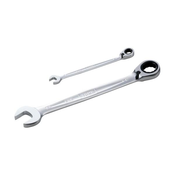 商品画像はイメージ画像です。実際とは異なる場合がございます。 薄型のラチェットヘッドには72枚ギアを装備しているため少ない送り角5°を実現しました。 レバーはヘッドの厚みから突き出していないため、邪魔にならず、誤作動もおきません。 手に馴染...