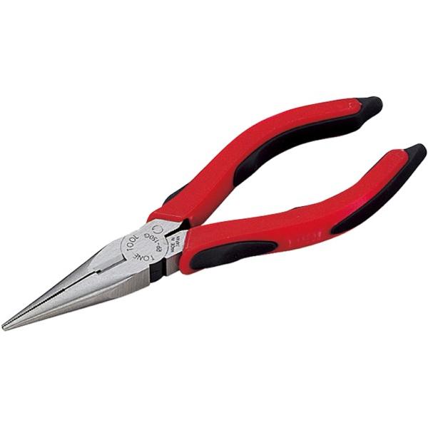 鉄線や針金を切ったり細工したり、または小さい部品などを挿入したり、取り出したりするために使用する工具です。 ペンチより狭い箇所の細工や細い鉄線・針金の切断作業に最適です。 鉄線や針金を切ったり細工したり、または小さい部品などを挿入したり取り...