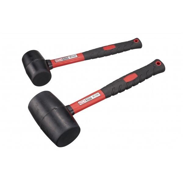 【商品説明】 ●打撃物に傷をつけにくいゴム製ヘッド。 ●グラスファイバー柄を採用し、軽量かつ高耐久。 ●握りやすく滑りにくいグリップ仕様。 【画像注意事項】 ●画像は代表画像を使用しています規格(ポンド):0.5 ハンマ、トンカチ、金槌、鉄...