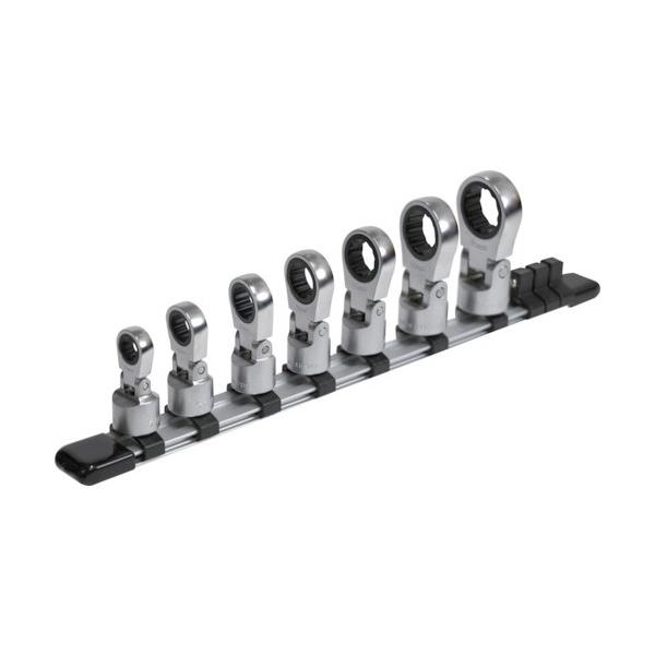 首振角度を自由に設定できるので、今まで届きにくかったボルト・ナットにしっかりアクセス可能です。 ラチェット機構でスムーズな連続作業が可能です。 エアコンや油圧機器などの各種配管、自動車のセンサー類の締め付け作業に最適です。 用途 ボルト・ナ...