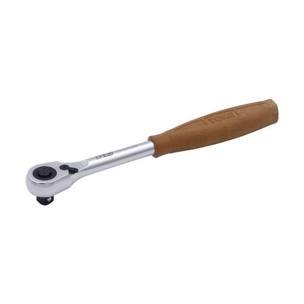 油や汗が付いても滑りにくいラチェットハンドルです。 ワンプッシュ操作でソケット交換ができます。 用途 ボルト・ナットの締付け・緩め作業用。 送り角度:5° 歯数(枚):72 差込角(mm):凸12.7 全長(mm):245   【サイズ】 ...