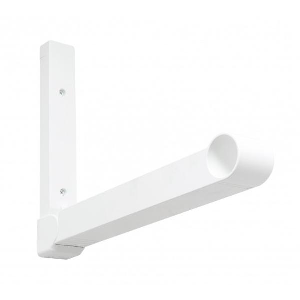 室内の壁にピンで取り付けるだけ！ 付属のピンで固定する室内用物干アーム 商品特徴 ■付属のピンで壁に固定するだけの簡単取付 ■プラスドライバー1本で壁固定具と本体を固定するので見た目もすっきり ■竿をかけたままアームを収納可能 ■1セット/...