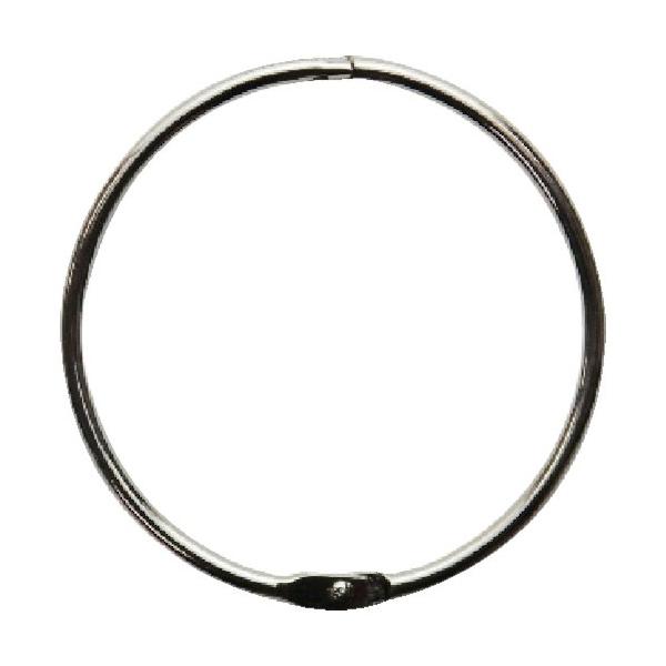 商品画像はイメージ画像です。実際とは異なる場合がございます。 ■特徴 カチッとしたかみ合わせができます。  ■用途 書類・カードの綴り。  ■材質 スチールニッケルメッキ    【入数】 10個 TSKR15