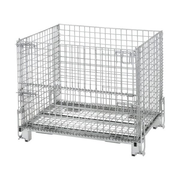 商品画像はイメージ画像です。実際とは異なる場合がございます。 ■特徴 段積み金具の採用により、折りたたんだ後の積み重ねや、フォークリフトの爪の抜き差しもスムーズで作業効率、安全性が更にアップします。 開閉部はコイルを使用し開閉操作は簡単です...