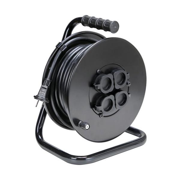 (特長)  ●防雨キャップ付きで屋外で使用できます。   ●持ち手のゴムを長くすることで、持ちやすく運びやすい仕様になっています。   ●コンセント4つ付です。   ●電源コードが15mなので、コードを全て伸ばしきる時間が短縮でき、効率化が...