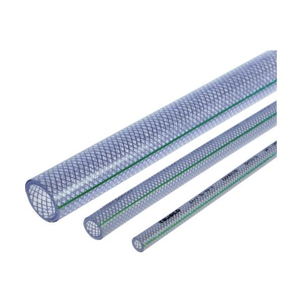 ■特徴 耐圧性・透明性・柔軟性にすぐれたエコノミー価格の日本製ブレードホースです。透明性に優れ、流体の目視確認が容易です。RoHS2適合品です。 ライン入りのため、配管時によじれ等防止できます。 1mごとにカットマークや品名、品番が表示され...