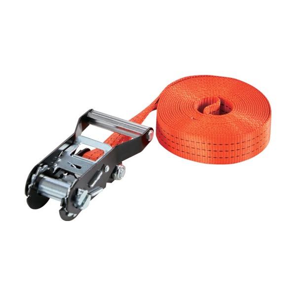 ■特徴 ラチェット式（歯車式）で強力タイプのベルト荷締機です。 ワイドハンドル採用により、握りやすく、力が入れやすいので作業性が向上しております。 ポリエステル素材のベルトは、引張強度・耐久性・防腐性に優れ、長く安心してご使用いただけます。...