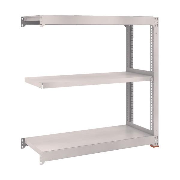 ■特徴 ボルトを1本も使用していないボルトレス構造で、分解・組み立て作業が簡単で、作業時間を大幅に短縮できます。 棚の段変更が、25mmピッチで、自由に調整、変更ができます。 高さ、奥行が同じであれば、増結することができます。 また、支柱を...