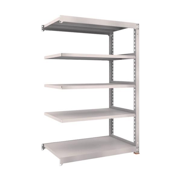 ■特徴 ボルトを1本も使用していないボルトレス構造で、分解・組み立て作業が簡単で、作業時間を大幅に短縮できます。 棚の段変更が、25mmピッチで、自由に調整、変更ができます。 高さ、奥行が同じであれば、増結することができます。 また、支柱を...