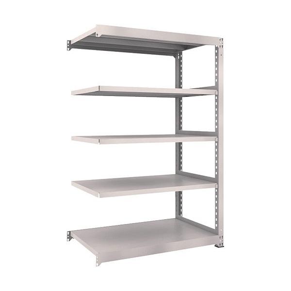 ■特徴 ボルトを1本も使用していないボルトレス構造で、分解・組み立て作業が簡単で、作業時間を大幅に短縮できます。 棚の段変更が、25mmピッチで、自由に調整、変更ができます。 高さ、奥行が同じであれば、増結することができます。また、支柱を兼...