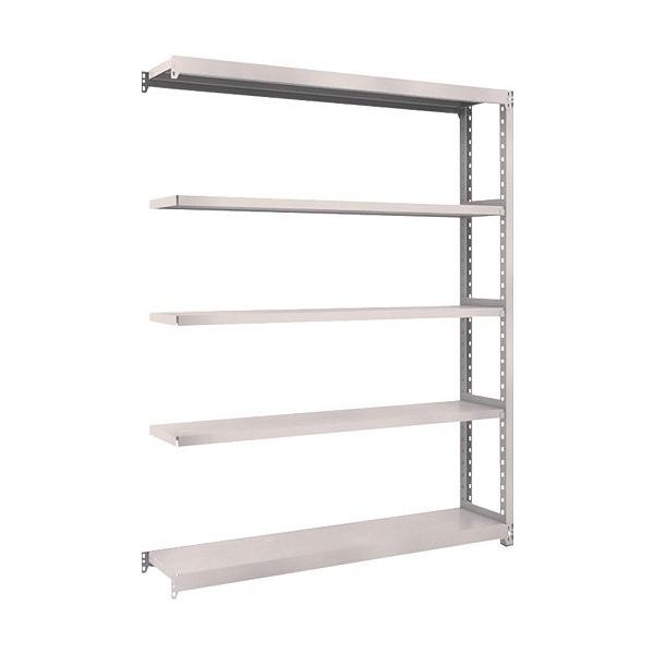 ■特徴 ボルトを1本も使用していないボルトレス構造で、分解・組み立て作業が簡単で、作業時間を大幅に短縮できます。 棚の段変更が、25mmピッチで、自由に調整、変更ができます。 高さ、奥行が同じであれば、増結することができます。また、支柱を兼...