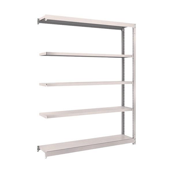 ■特徴 ボルトを1本も使用していないボルトレス構造で、分解・組み立て作業を短縮できます。 棚の段数変更が小刻みな25mmピッチで、自由に調整、変更ができます。 高さ、奥行が同じであれば、増結することができます。また、支柱を兼用することにより...