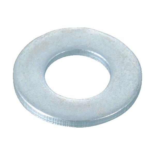 商品画像はイメージ画像です。実際とは異なる場合がございます。 ■特徴 おねじの頭あるいはナットが母材に食い込まないための一般的な平ワッシャーです。  ■仕様 パッケージ：ボルトンパック（ブリスター）  ■材質 冷間圧延鋼板（SPCC） 表面...