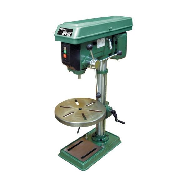 商品画像はイメージ画像です。実際とは異なる場合がございます。 ■特徴 作業に応じて調整可能な12段変速です。 ワークテーブルは角度と高さが調整できます。  ■仕様 主軸の上下動：84mm 振り：390mm  ■注意点 ドリルチャック（13M...