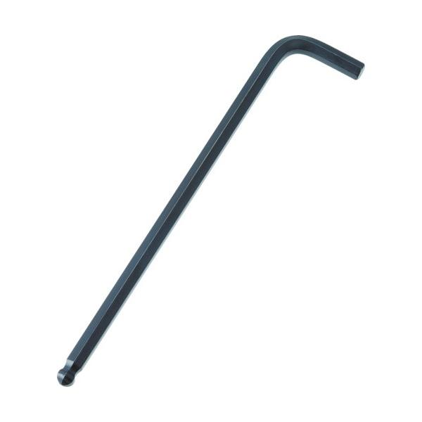 ■特徴 力が入りやすいロングタイプです。 硬度はHRC52〜56です。  ■材質 クロムバナジウム鋼（Cr-V） 表面処理：黒染め ●対辺寸法(mm):5 ●首下寸法(mm):28 ●全長(mm):160 ●表面処理:黒染め    【サイズ...