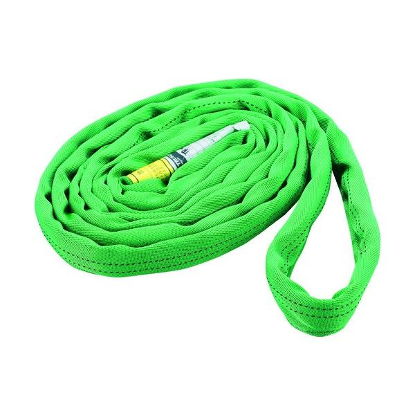 商品画像はイメージ画像です。実際とは異なる場合がございます。 ■特徴 強力ポリエステル原糸の束を耐摩耗性に優れたナイロン素材の表面布で包んだ構造のスリングです。 柔軟であらゆる吊り荷に優しくフィットします。またしっかりとなじむので荷の安定性...